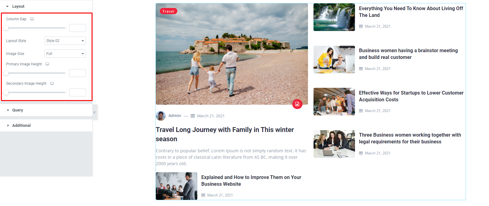 How to use Maple Grid widget