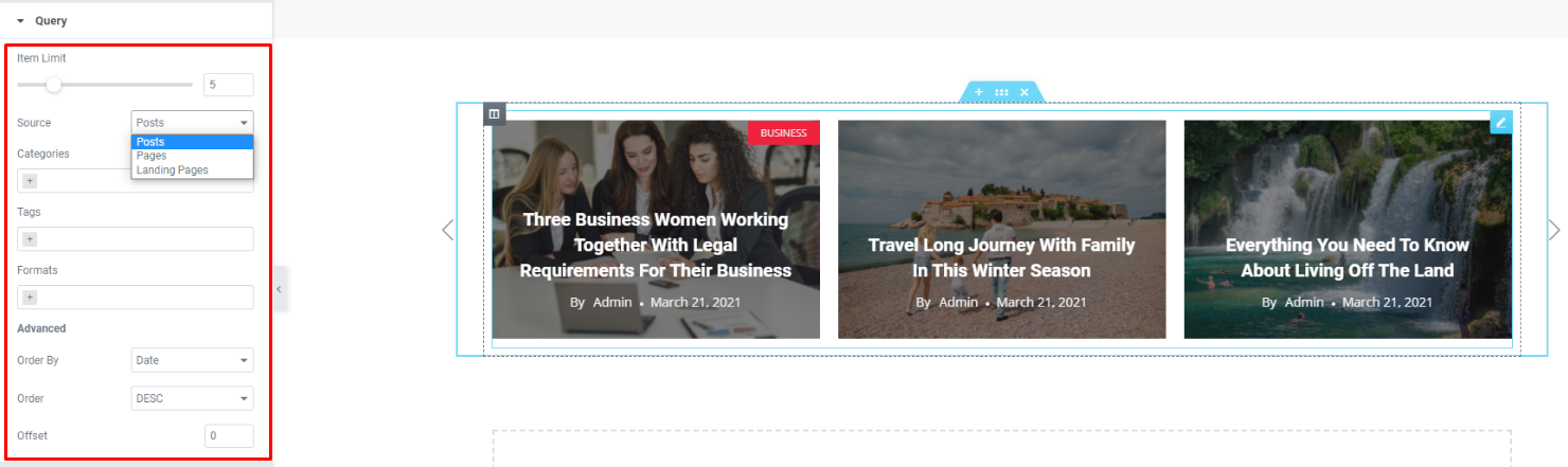 How to use Alice Carousel widget