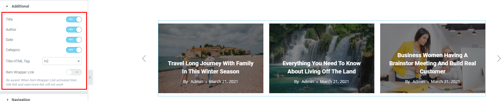 How to use Alice Carousel widget