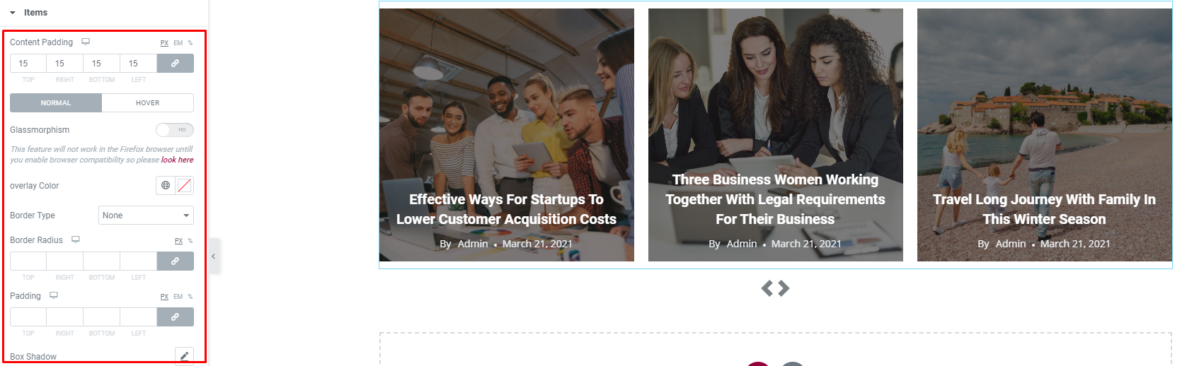 How to use Alice Carousel widget