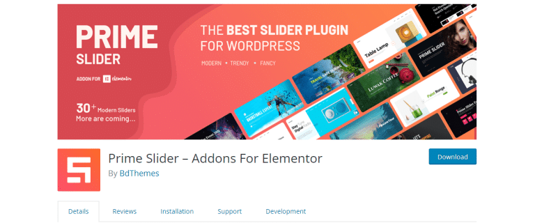 Best slider for Elementor - BdThemes