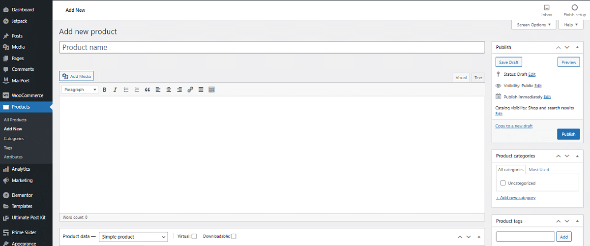How to Design an E-commerce Website with Elementor and WooCommerce