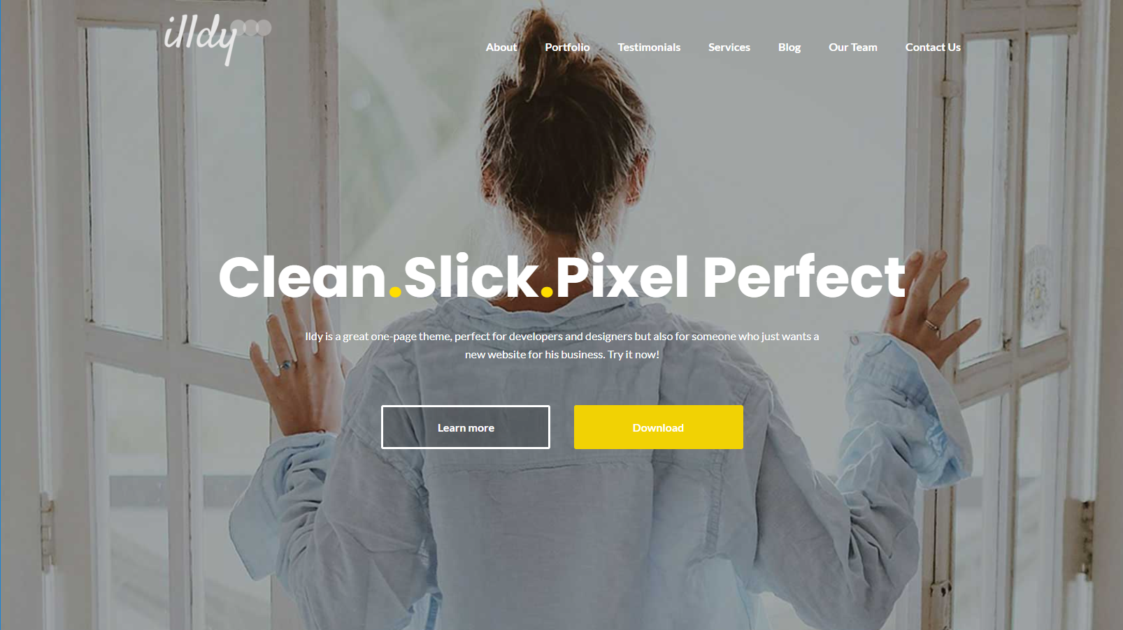 Best free one page elementor templates - BdThemes