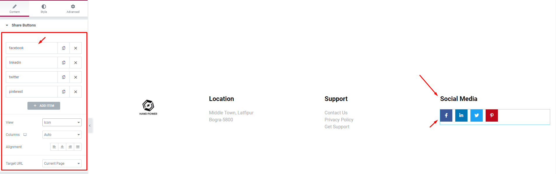 How to create the footer in GeneratePress using Elementor - BdThemes