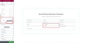 Make Cost Estimation Calculator using Elementor & Element Pack