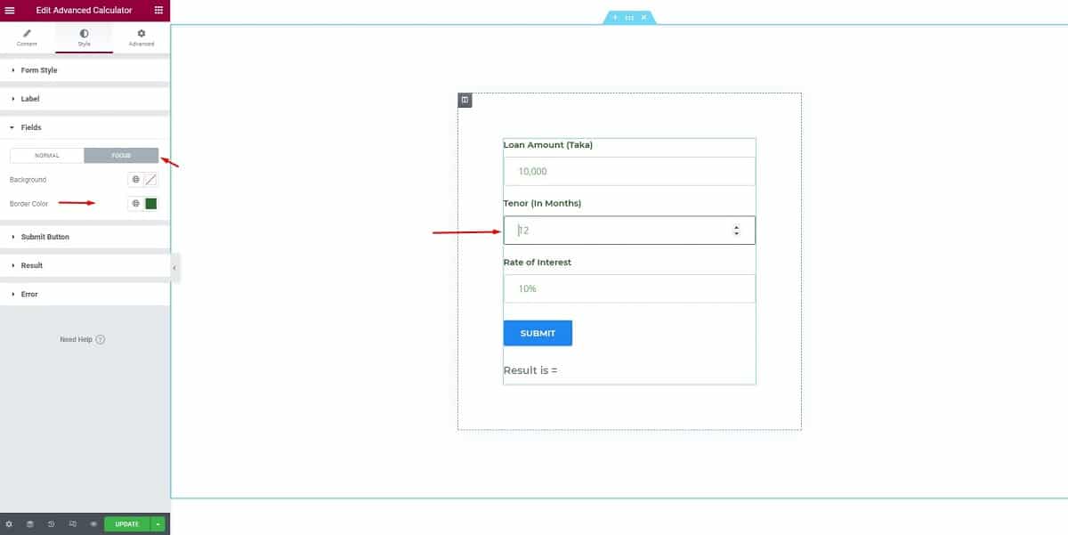 How to Make an EMI Calculator using Elementor & Element Pack - BdThemes