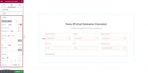 Make Cost Estimation Calculator using Elementor & Element Pack
