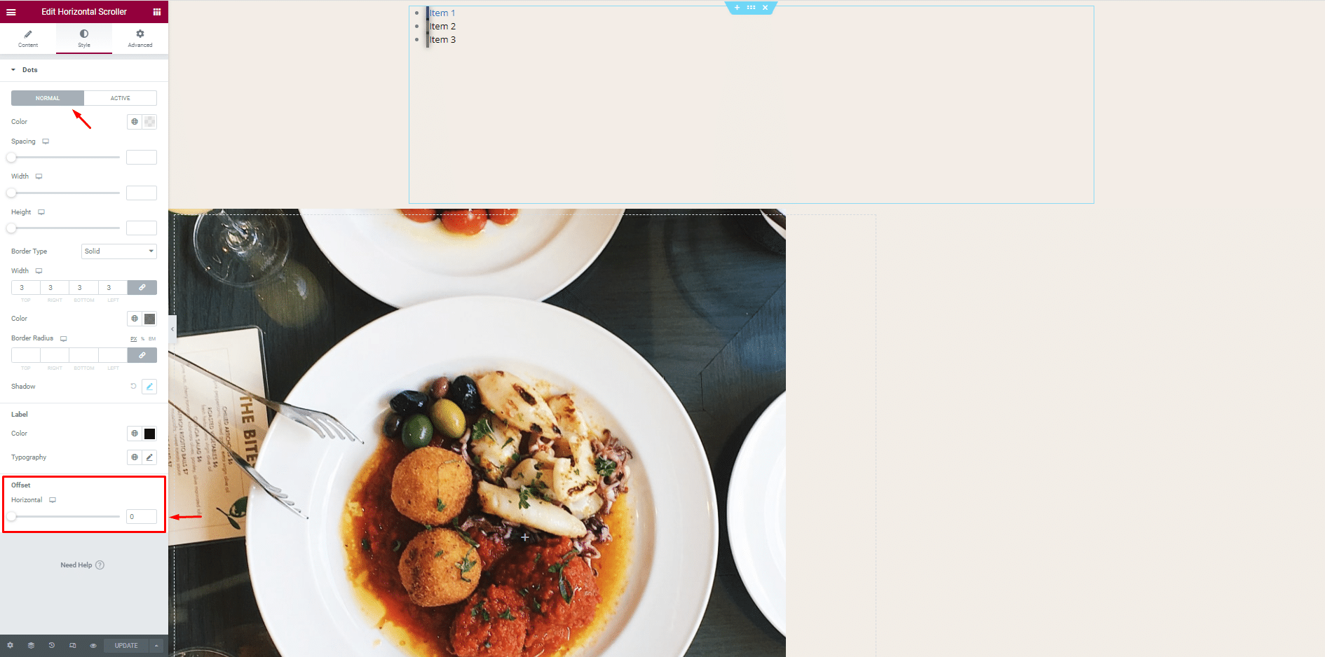 How to use the Horizontal Scroller Widget using Element Pack Pro