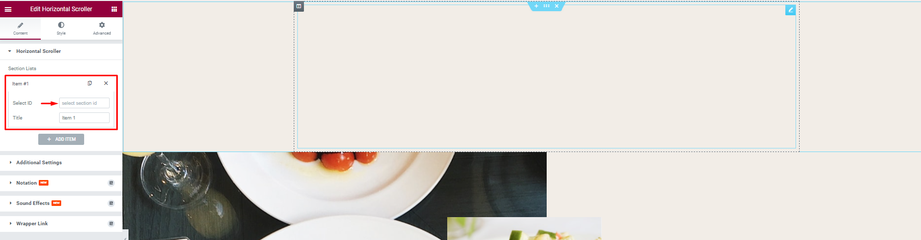 How to use the Horizontal Scroller Widget using Element Pack Pro