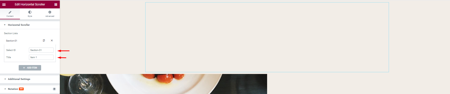How to use the Horizontal Scroller Widget using Element Pack Pro
