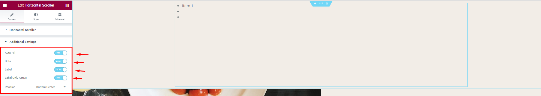 How to use the Horizontal Scroller Widget using Element Pack Pro