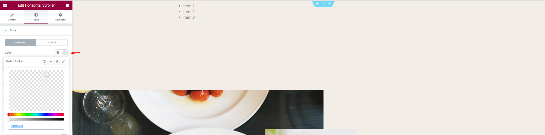 How to use the Horizontal Scroller Widget using Element Pack Pro