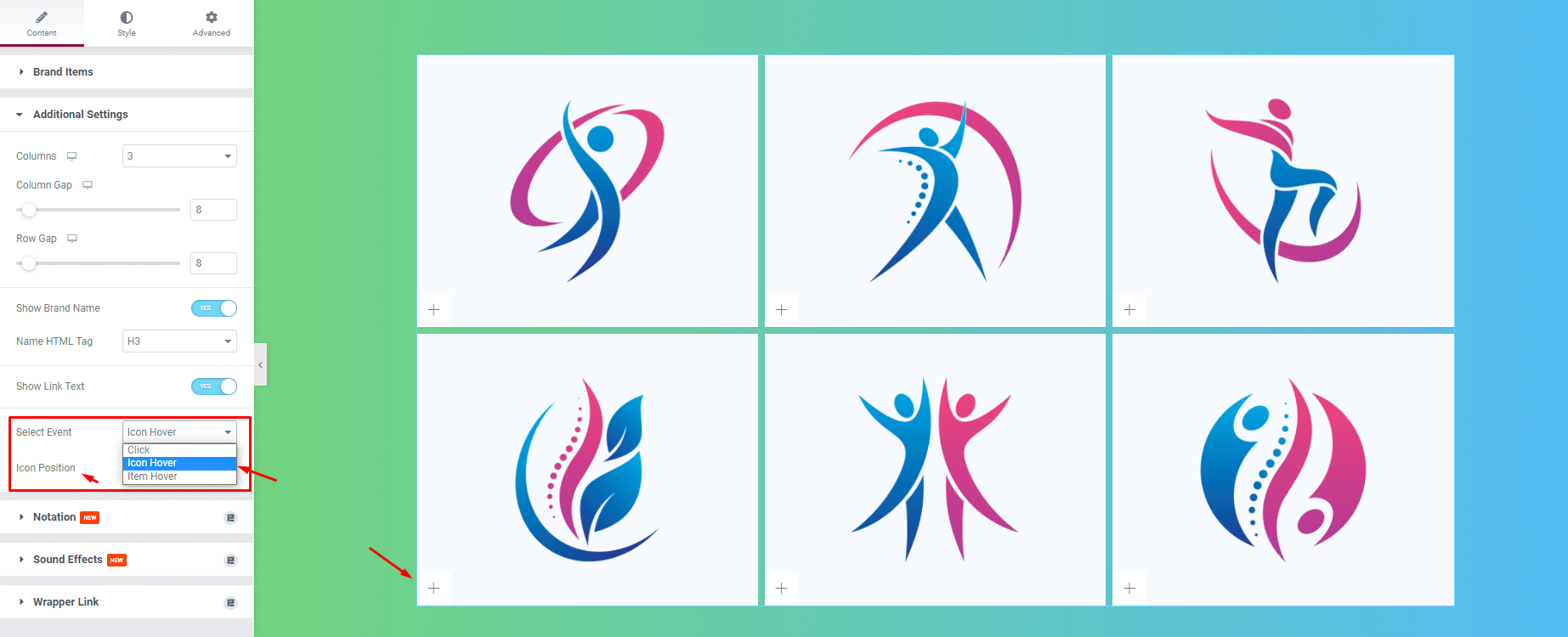 How to use the Brand Grid widget by Element Pack Pro - Addons for Elementor