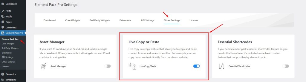 How to copy Elementor page to another website - BdThemes