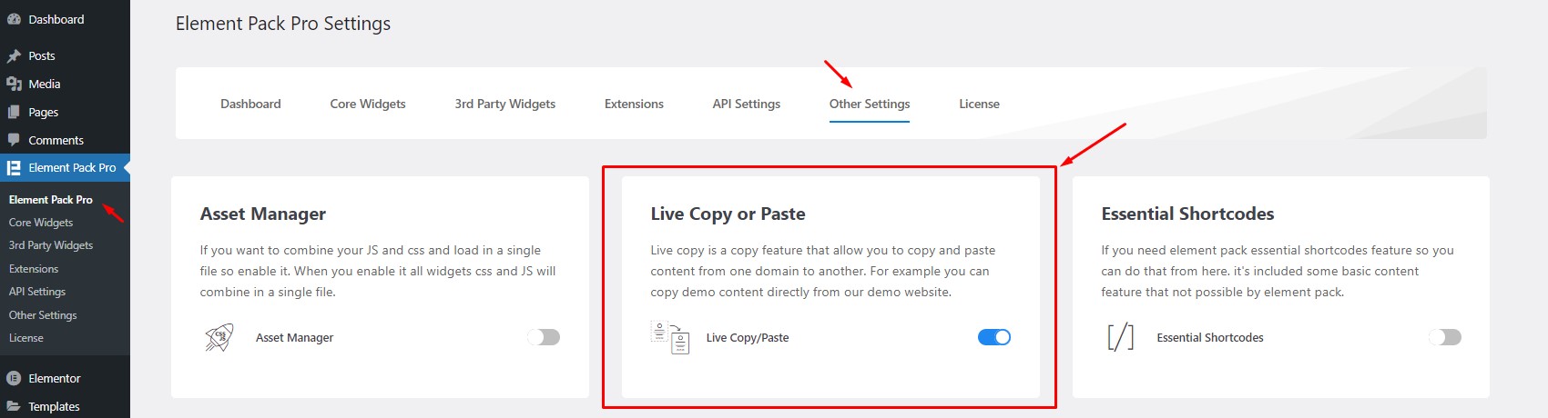 How to copy Elementor page to another website - BdThemes
