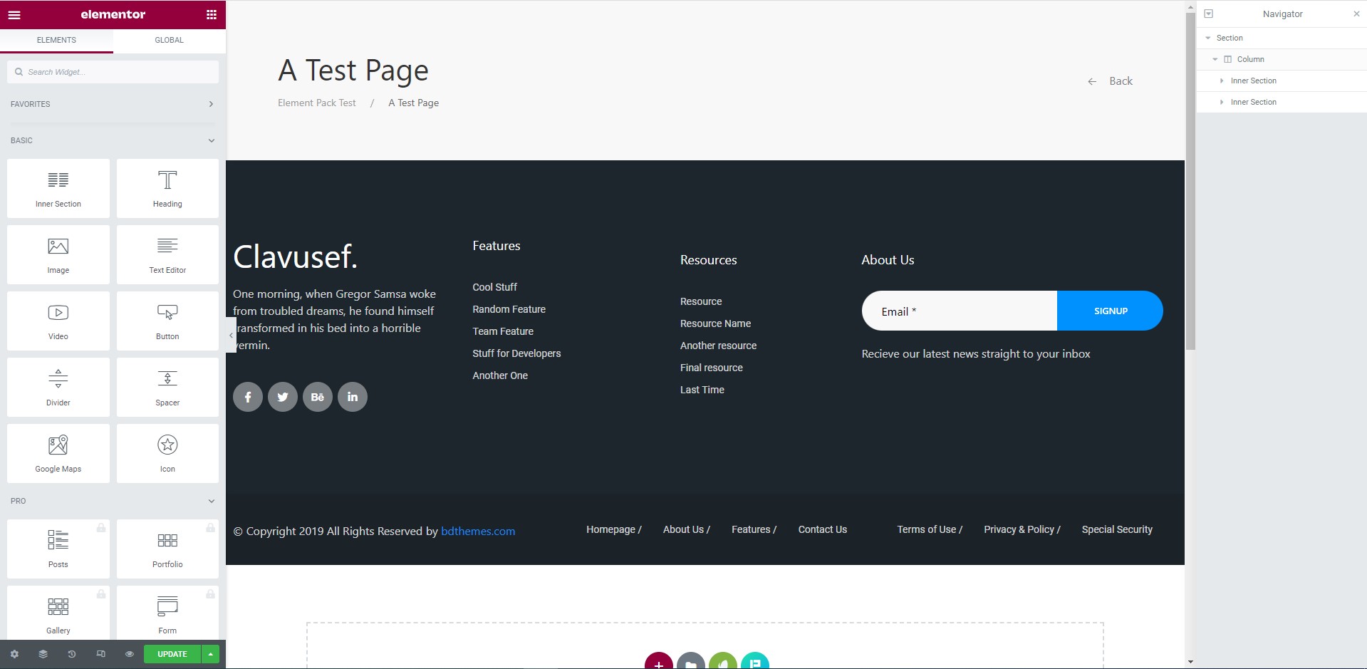  How To Edit Footer In Elementor BdThemes