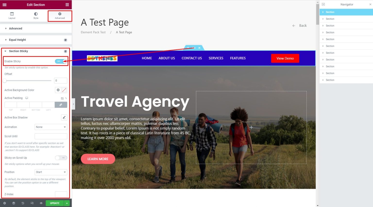 Create Sticky header in Elementor in just 5 minutes!! - BdThemes