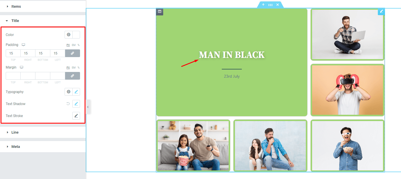How to use and customize the Doodle grid gallery for Elementor