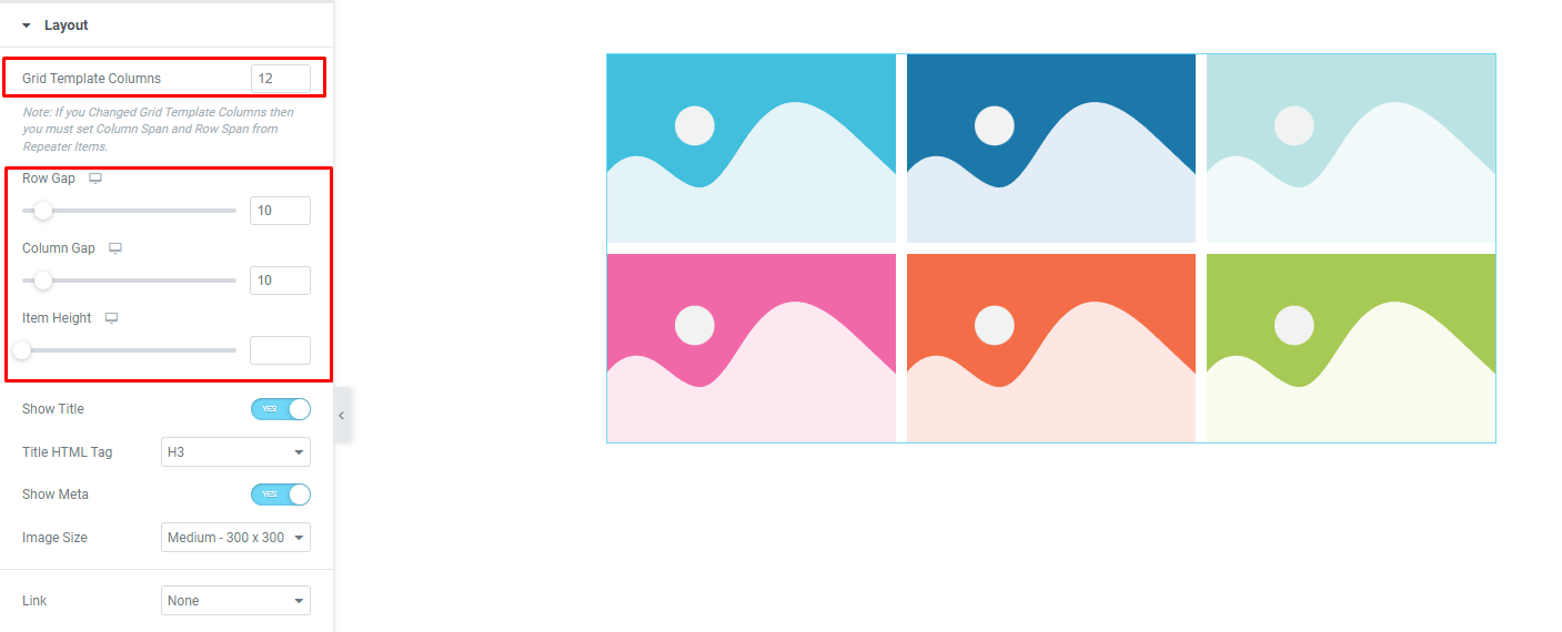 How to use and customize the Doodle grid gallery for Elementor