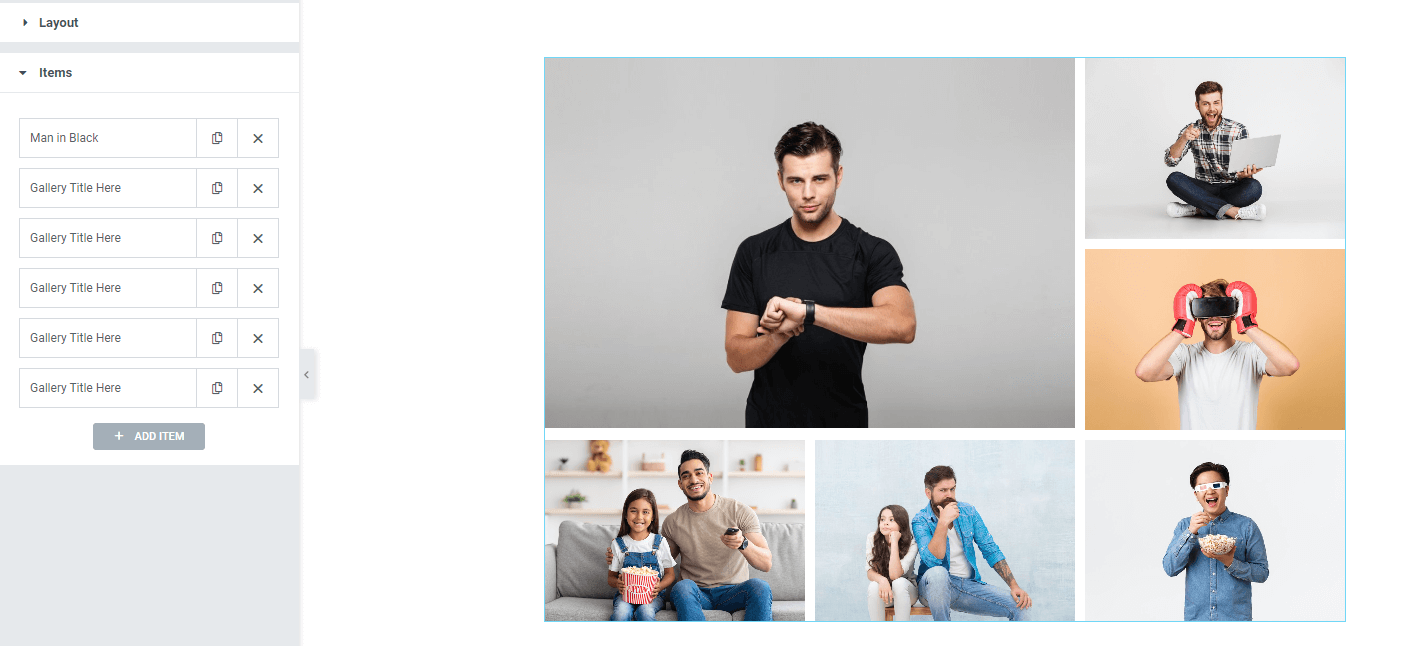 How to use and customize the Doodle grid gallery for Elementor