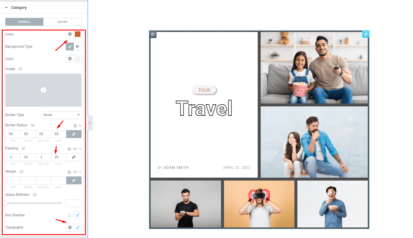How to customize Elixir gallery addon for WordPress