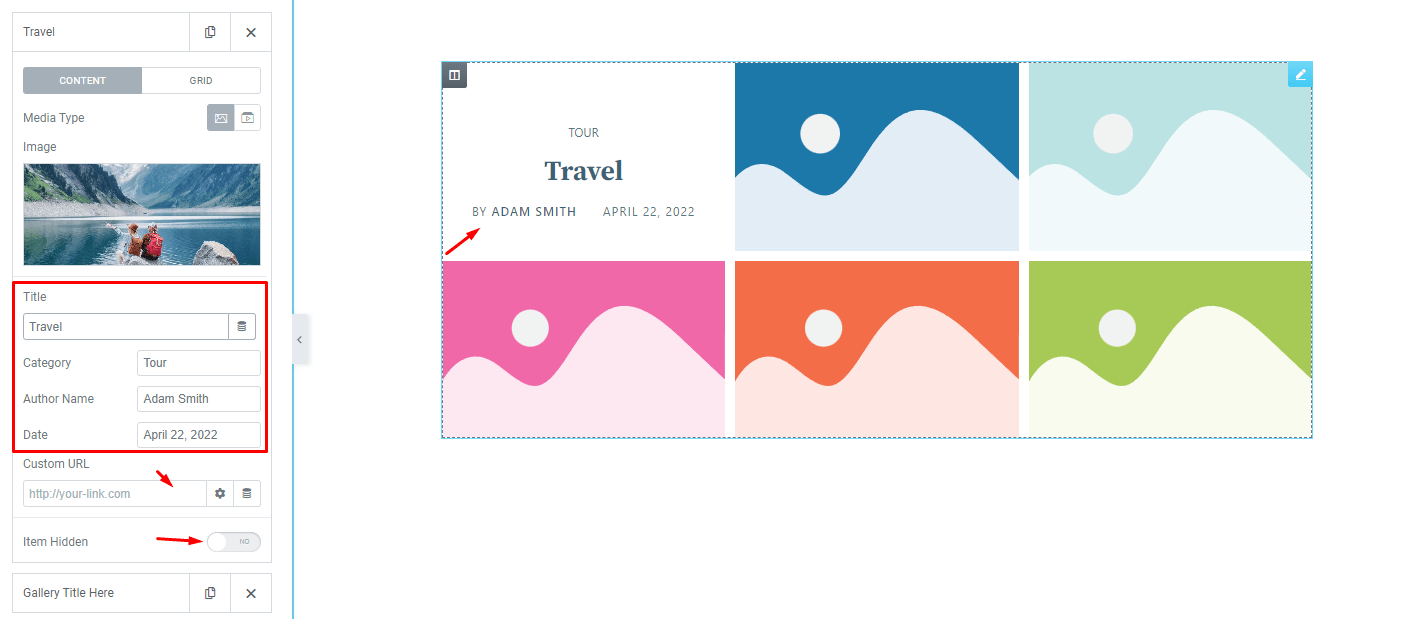 How to customize Elixir gallery addon for WordPress