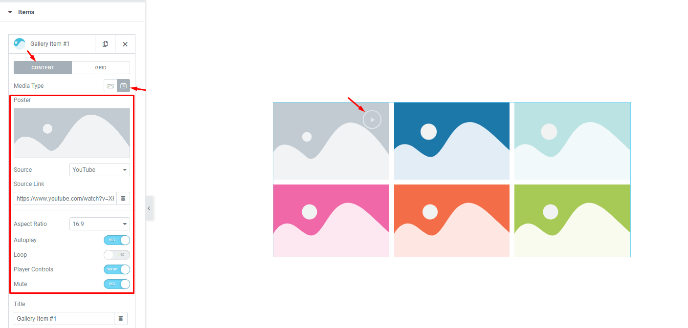 How to customize Epoch photo gallery widget