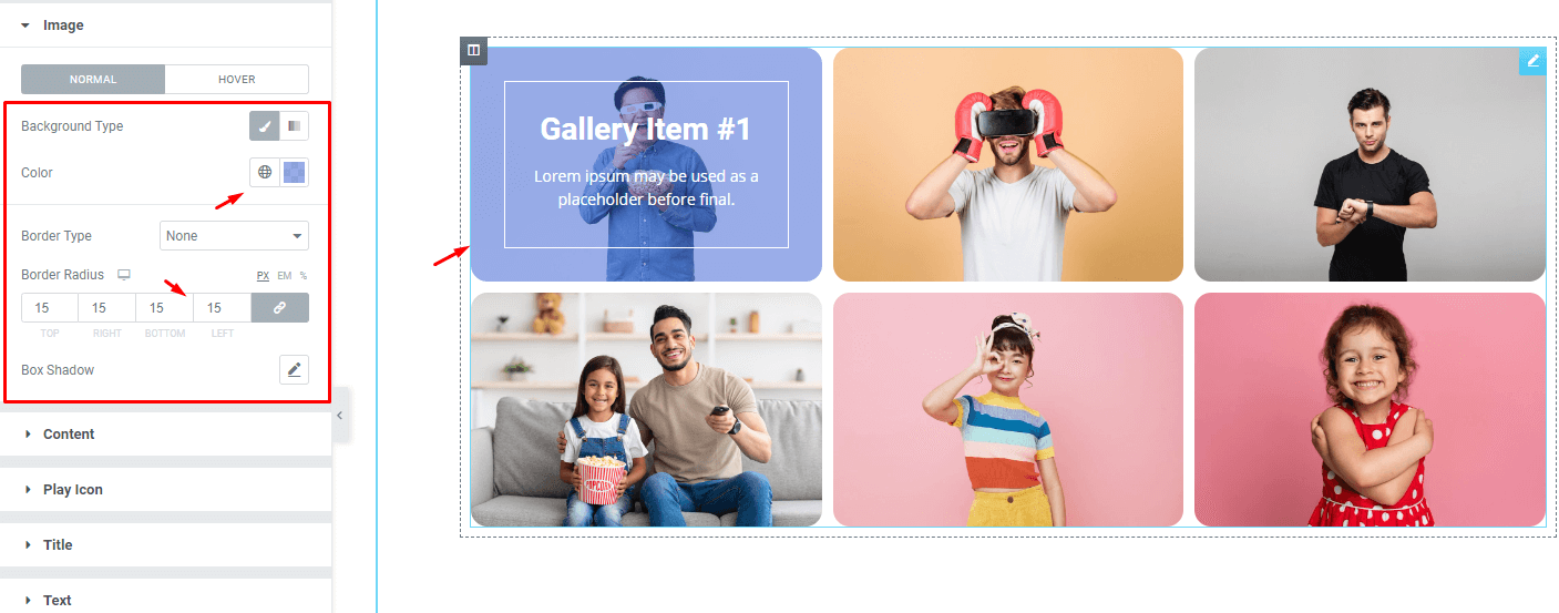 Customize Fabric widgets by Pixel Gallery