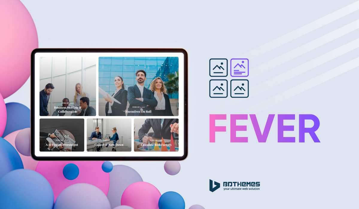 How to use Fever gallery widget for Elementor