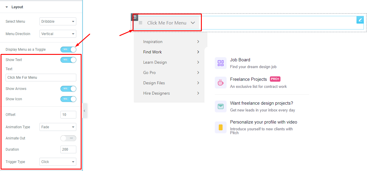 Build & Customize Mega Menu with Element Pack mega menu widget