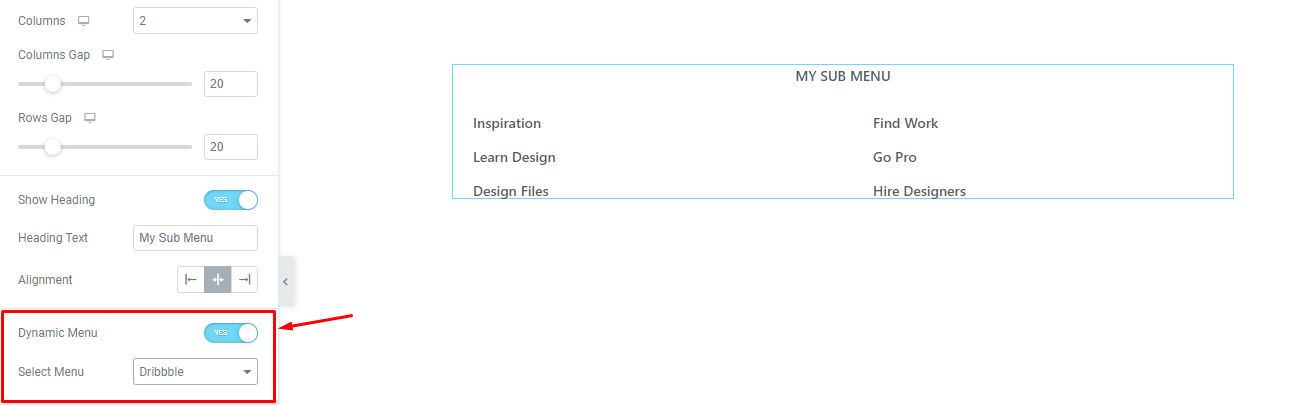 Learn about sub-menu customization in Element Pack Pro