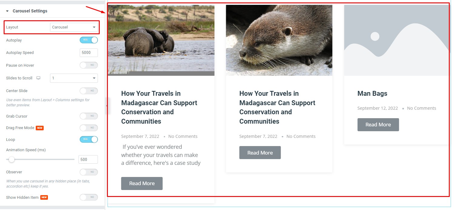 How to use The Carousel Widget By Element Pack Pro