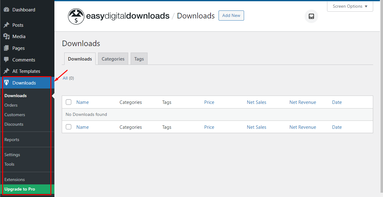 How to use Easy Digital Downloads (EDD) Widget