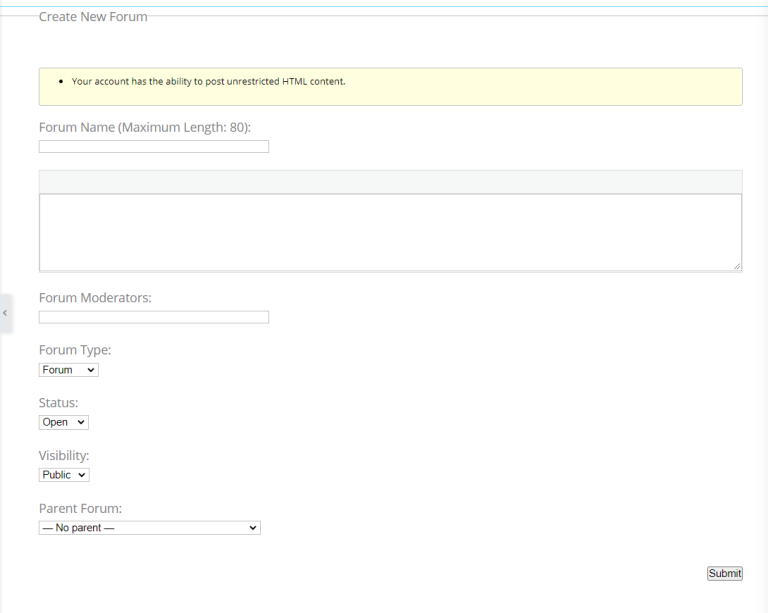 How to use Bbpress Forum Form widget