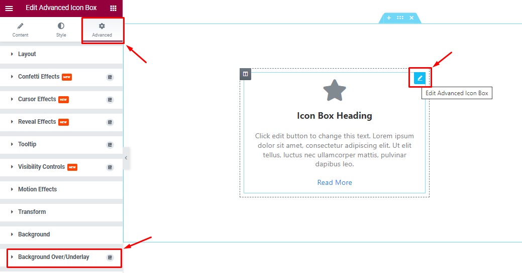 How To Use Background Overlay Extension By Element Pack Pro