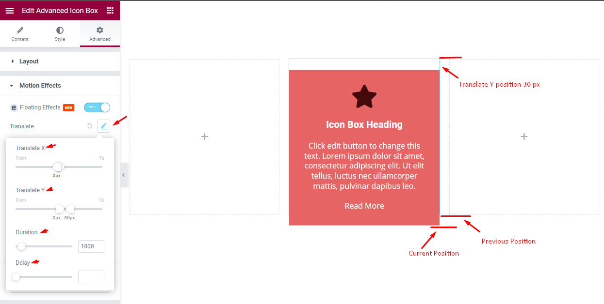 How to use Floating Effects Extension
