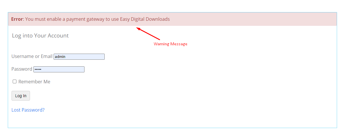 How to use EDD Login Widget