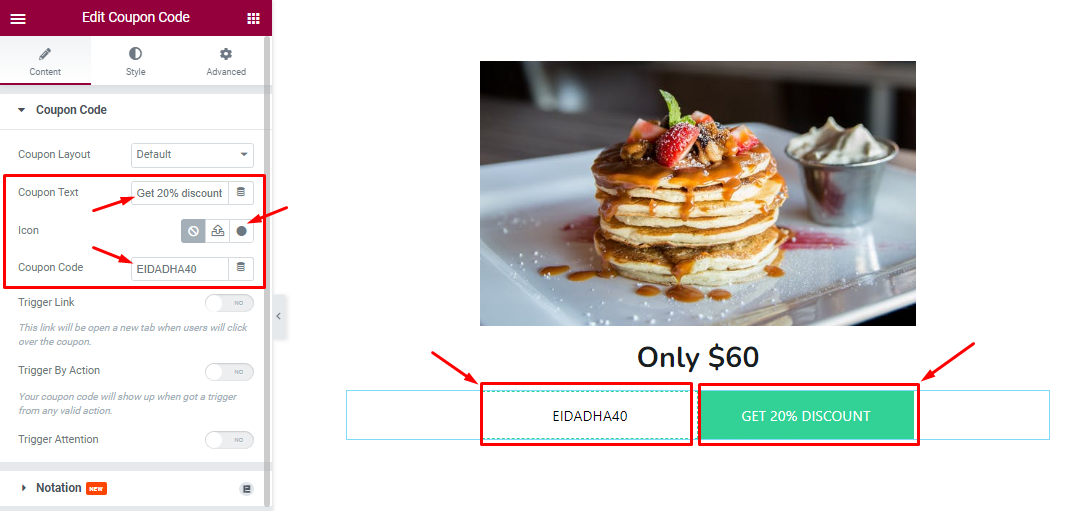 How To Use The Coupon Code Widget By Element Pack Pro
