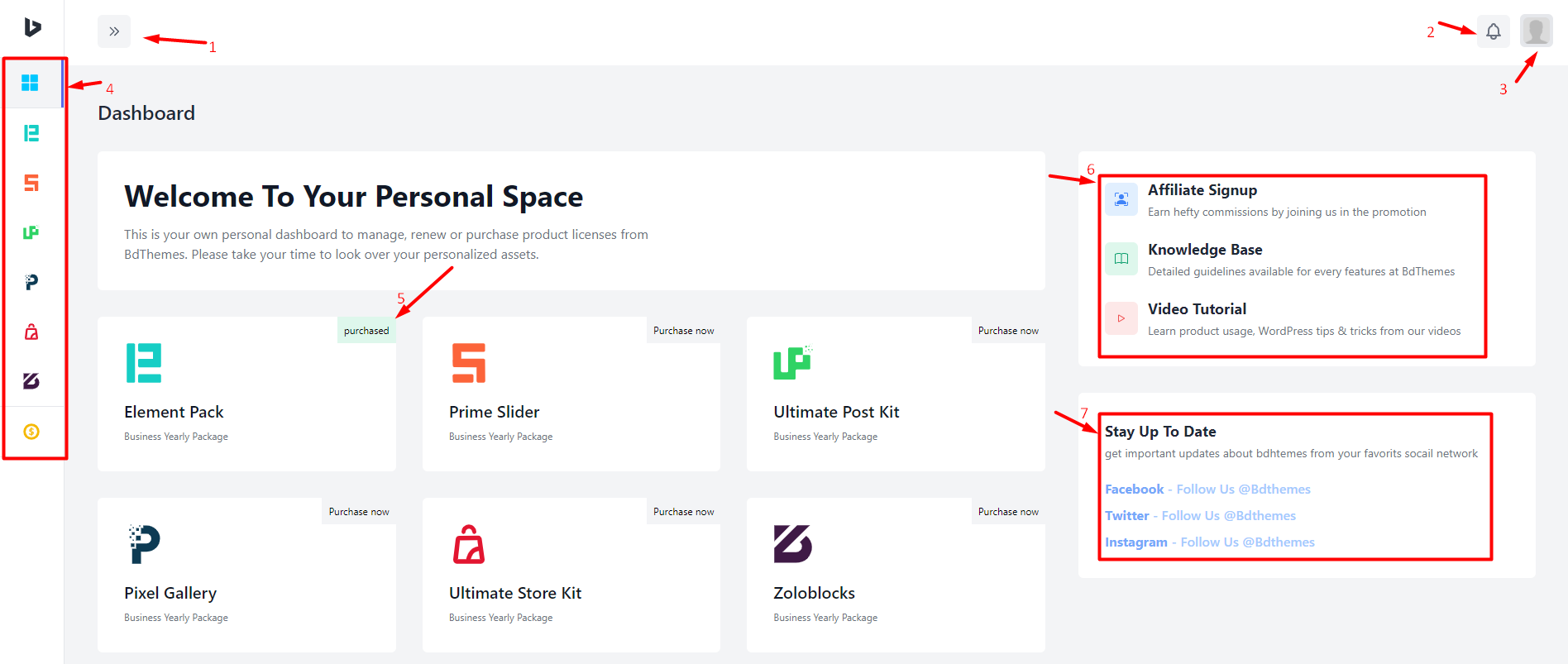 Buy Plugins and Create User Account For license Management