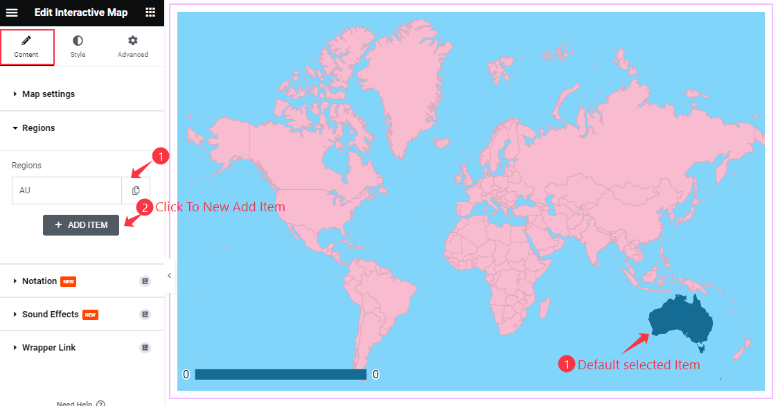 How to use SVG Maps Widget By Element Pack Pro