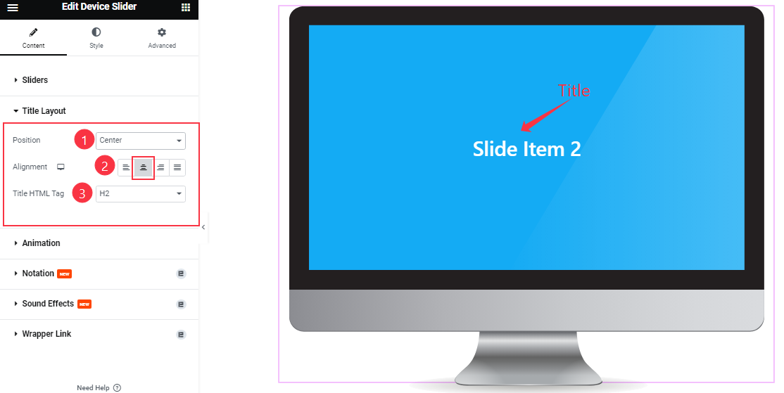 How To Use Device Slider Widget By Element Pack Pro