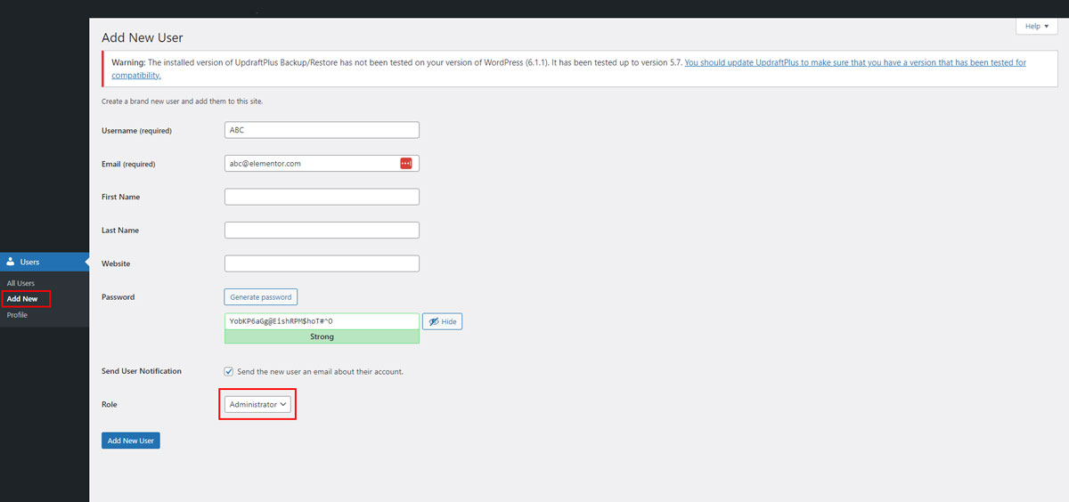 How To Create Temporary Credentials For Elementor Support