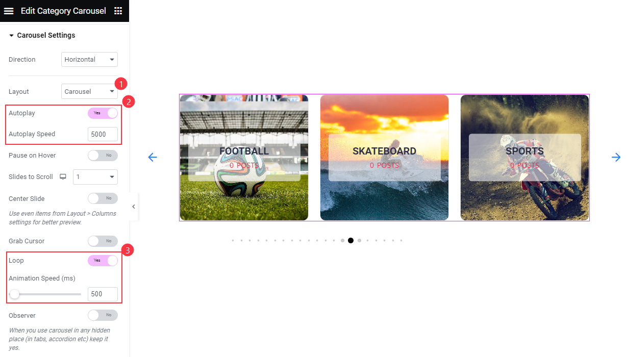 How to use the Category Carousel Widget by Ultimate Post Kit