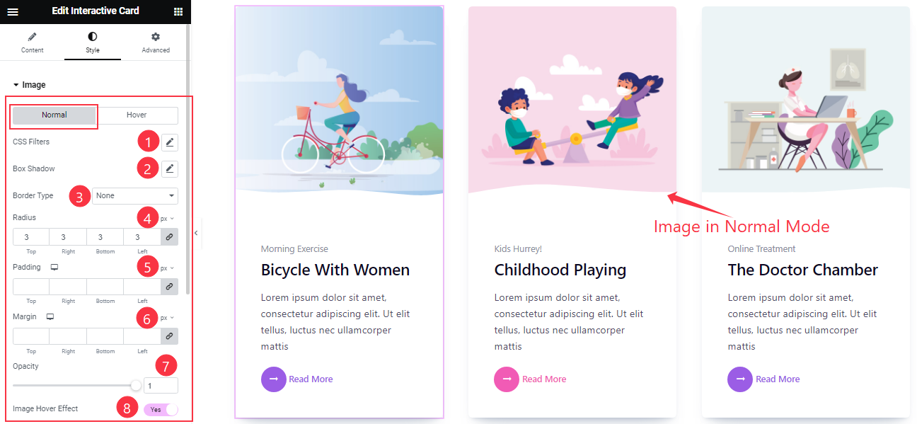 How To Use Interactive Card Widget By Element Pack Pro