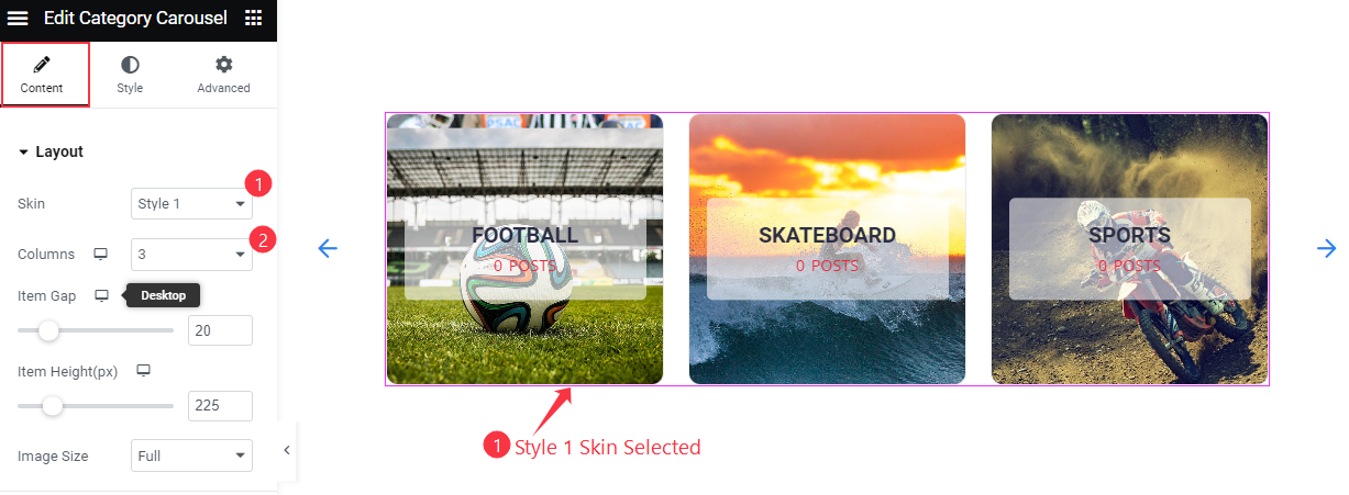 How to use the Category Carousel Widget by Ultimate Post Kit