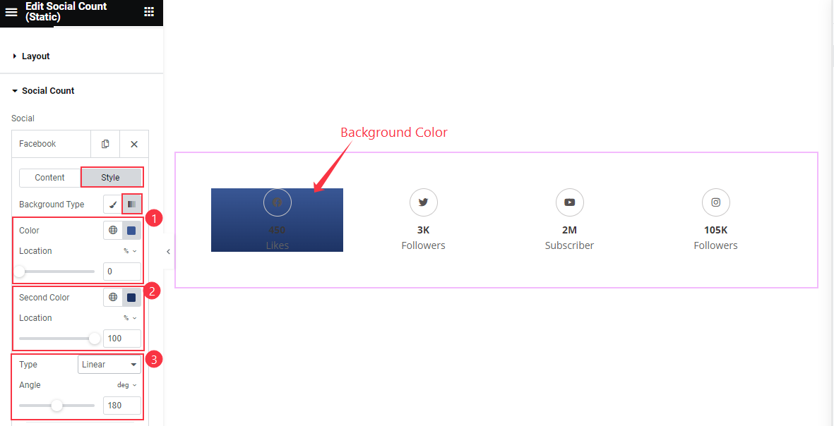How to use the Social Count Static Widget by Ultimate Post Kit