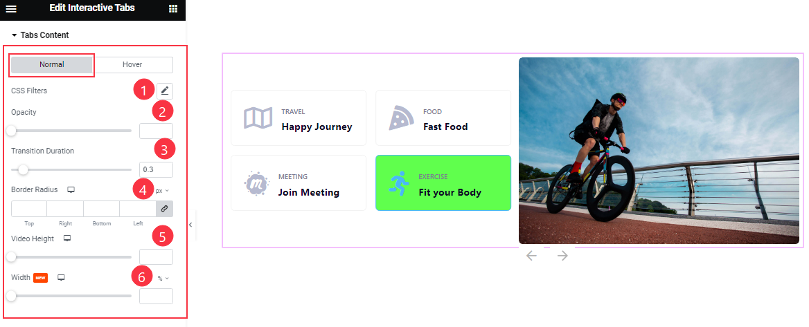 How To Use Interactive Tabs Widget By Element Pack Pro