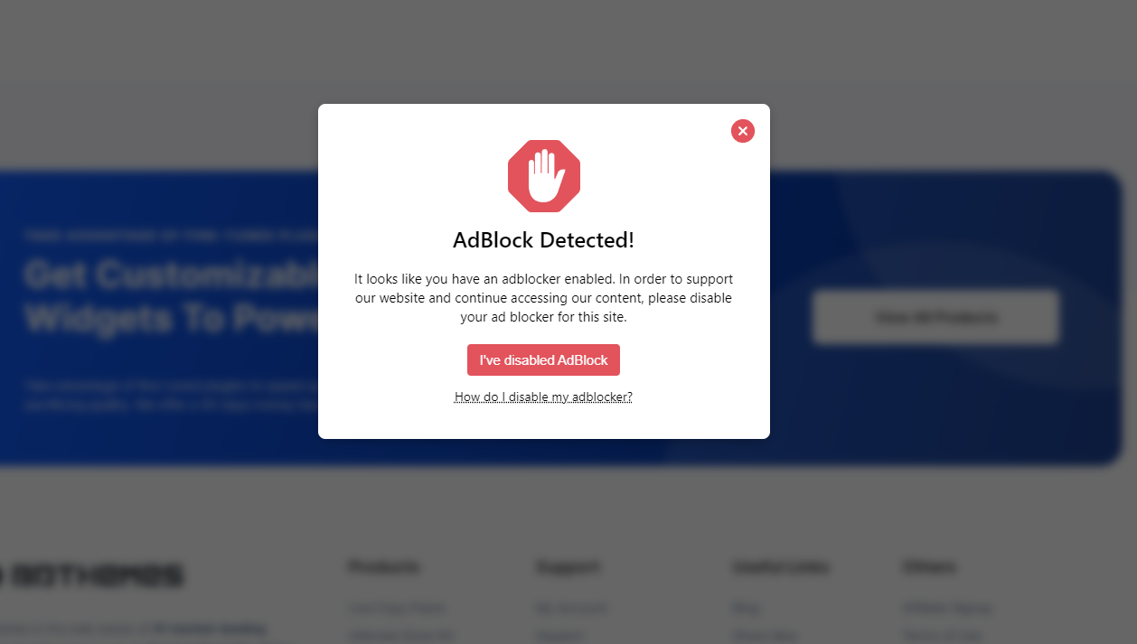 How to use AdBlock Detector Extension