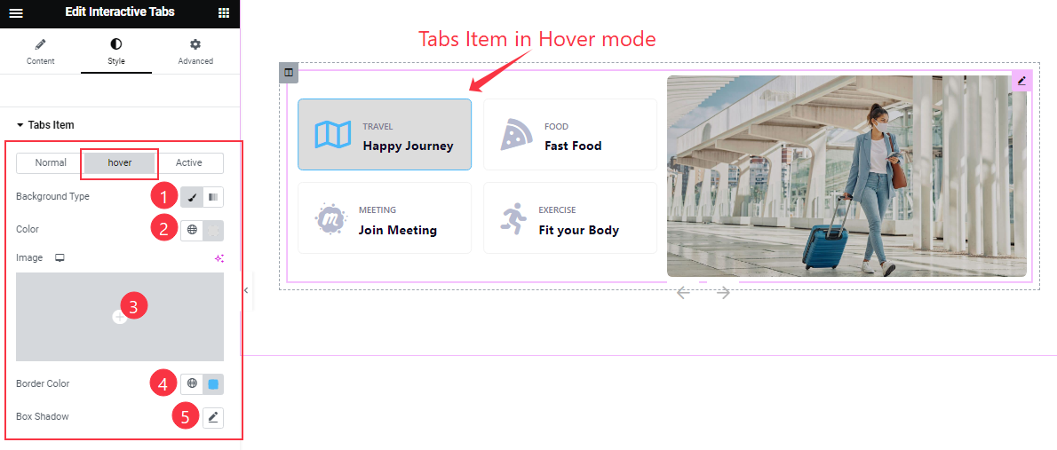 How To Use Interactive Tabs Widget By Element Pack Pro