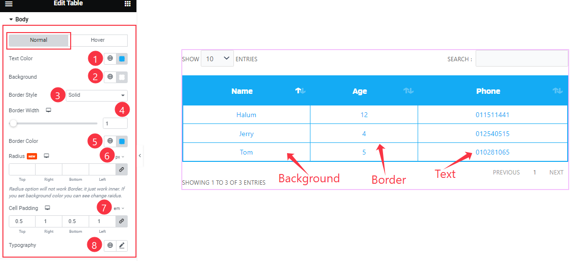 How To Use Table Widget By Element Pack Pro